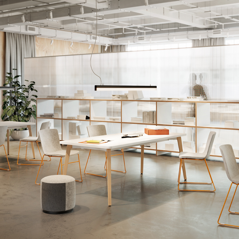 Aménagement de salle de formation et coworking - Bretagne Buro Aménagement